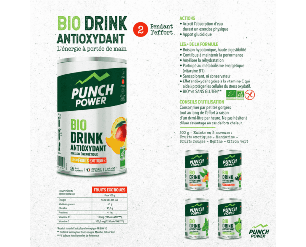 Biodrink Antioxidant Fruits Exotiques 500g | Mister Crampons